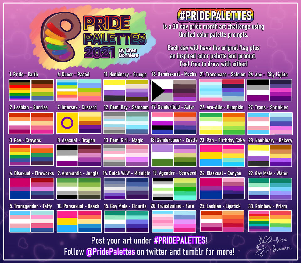 Pride Palettes 2021!
